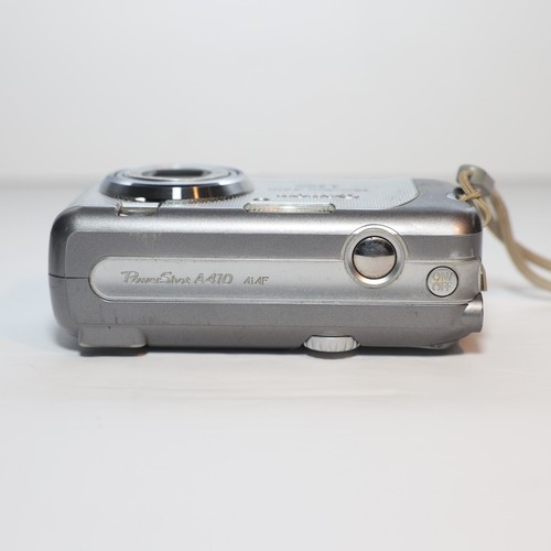 Canon Powershot A410 3.2MP Digital Camera Silver + 2 AA TESTED WORKS | eBay
