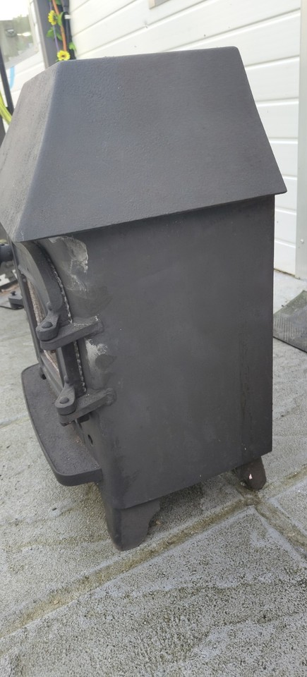 Villager 8KW Double Door Stove Wood Burner Cast Iron, Multi-Fuel | eBay UK