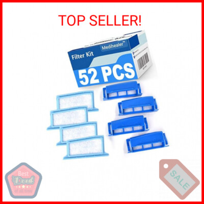 52PCS CPAP Filter Kit for Respironics DreamStation, Includes 22 Pollen ...