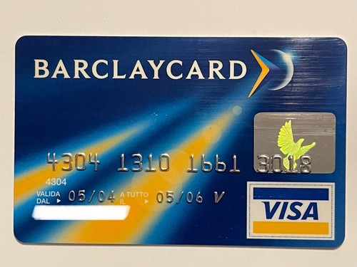BARCLAYCARD Visa Credit Card ITALY Expired 2006 | eBay
