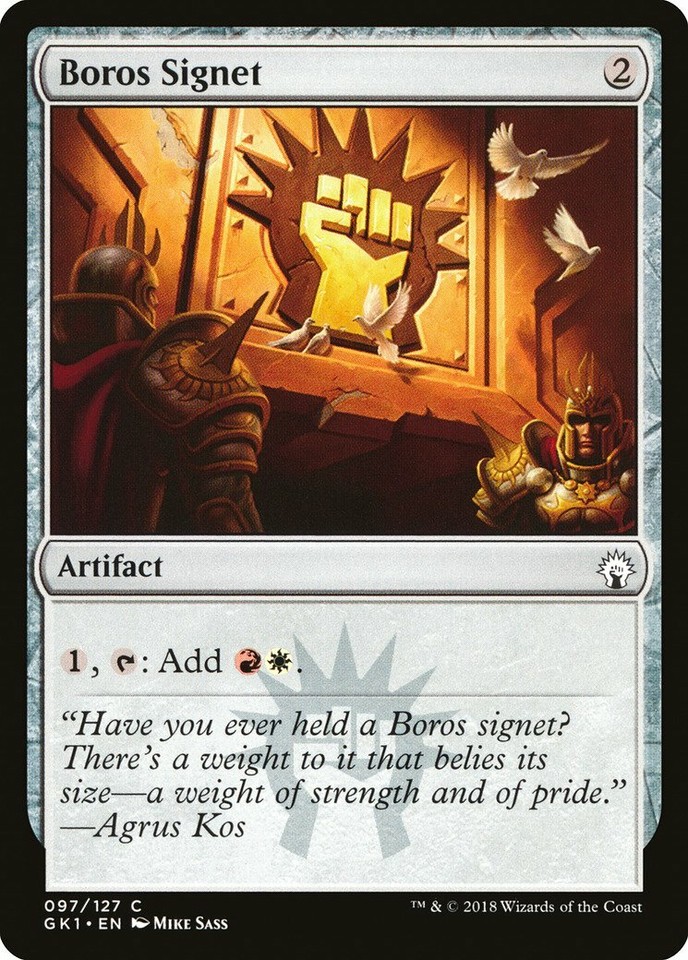 Boros Signet 97 Guilds of Ravnica: Guild Kits for sale | eBay
