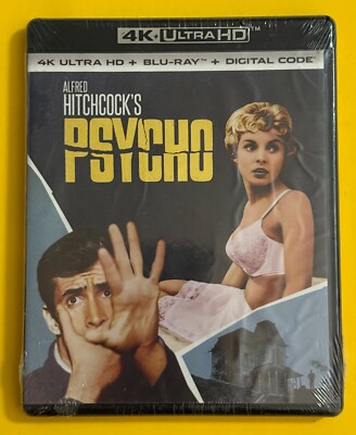 Psycho 4K UHD Blu-ray Anthony Perkins New/Sealed (Free US Shipping) 191329162217| eBay