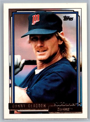 1992 Topps Gold Winner #177 - Danny Gladden - Minnesota Twins | eBay