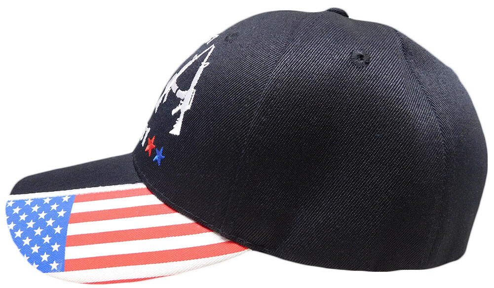 Protect The 2A 2nd Amendment 1791 Printed USA On Bill Embroidered Black ...