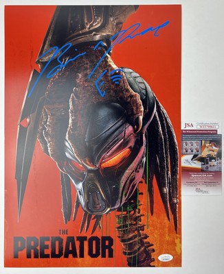 BRIAN A PRINCE signed 12x18 Movie Poster The Predator 2018 Fugitive ...