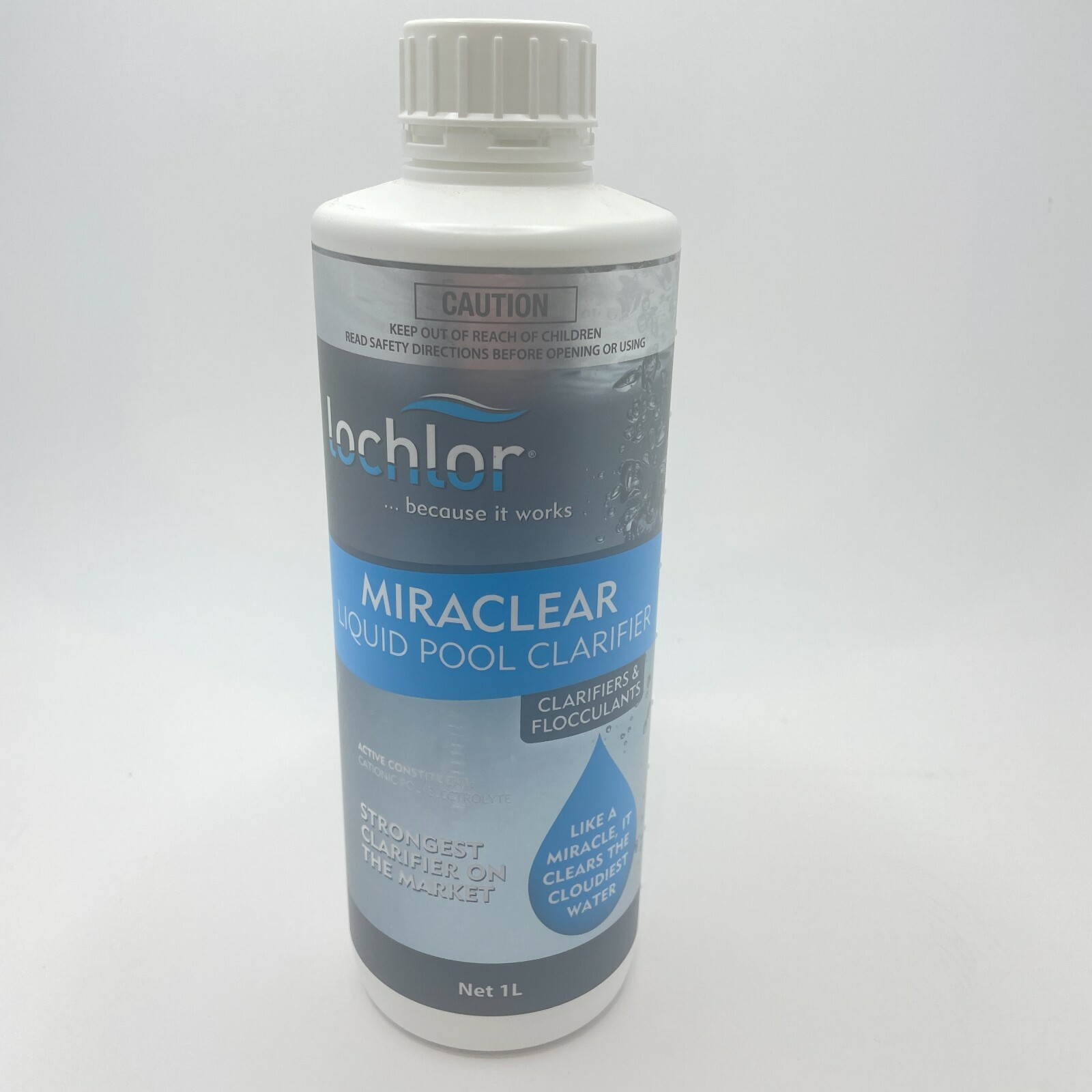 Miraclear liquid pool clarifier 1 litre lochlor clarifying agent | eBay ...