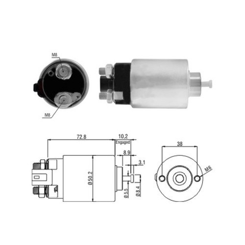 Électroaimant Zm Ee1047Q 3610023071 3610023070 Tm000A37901 ...