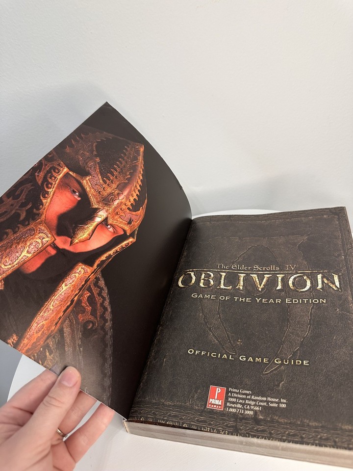 The Elder Scrolls IV Oblivion Game of the Year Edition Prima Guide All ...