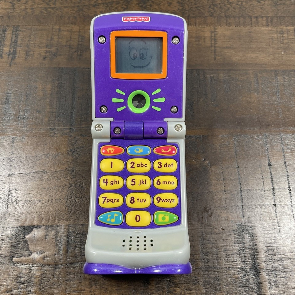 VTG 2006 Fisher-Price Fun 2 Learn Electronic Flip Cell Phone - USED | eBay