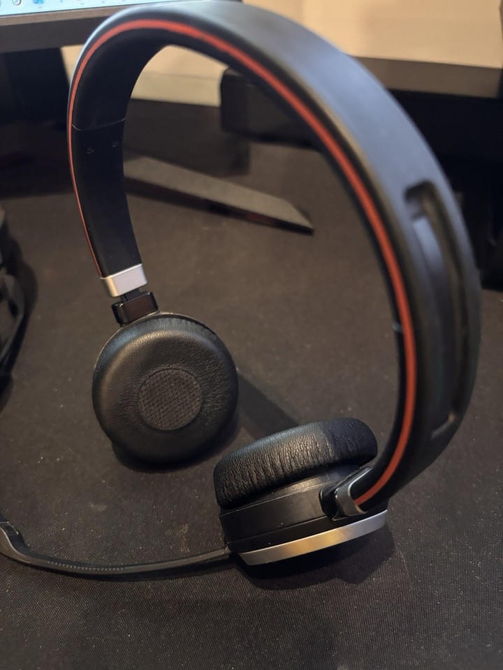 Jabra Evolve 65 Wireless Stereo Headset HSC018W- Dual Ear x4 Micro-USB ...