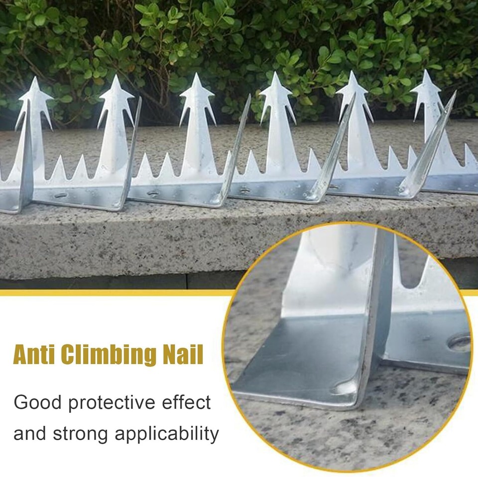 10Pcs Metal Fence Spikes Anti Climb Security Spikes for Fence Animal ...