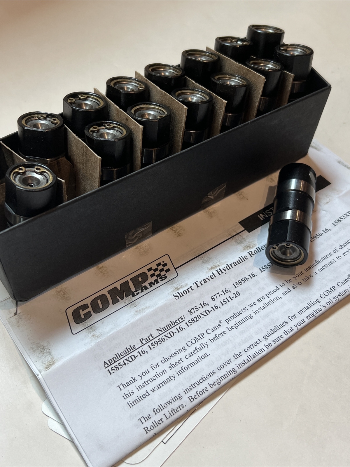 Comp Cams 877-16 Short Travel Hydraulic Roller Lifters. new & free ...