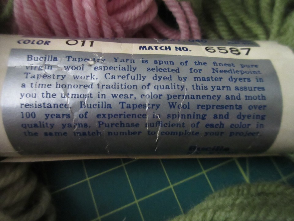 BUCILLA Multi-color 40 YARD Wool Skeins 14 total some partial | eBay