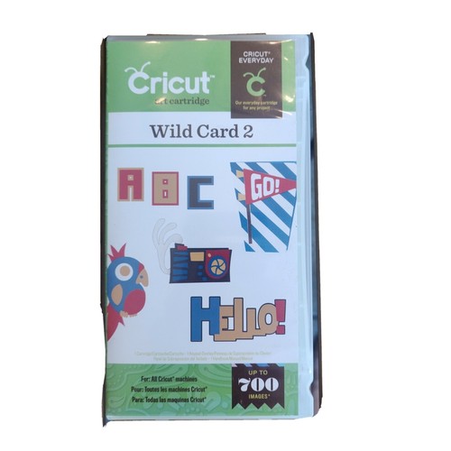 Cricut Art Cartridge Wild Card 2 Keyboard Overlay Instruction Manual ...