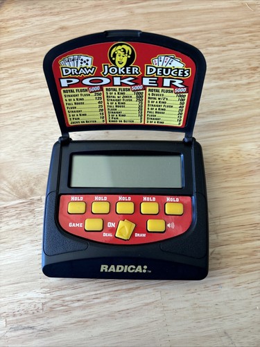 Radica Draw Poker Jokers Deuces Wild Handheld Game | eBay
