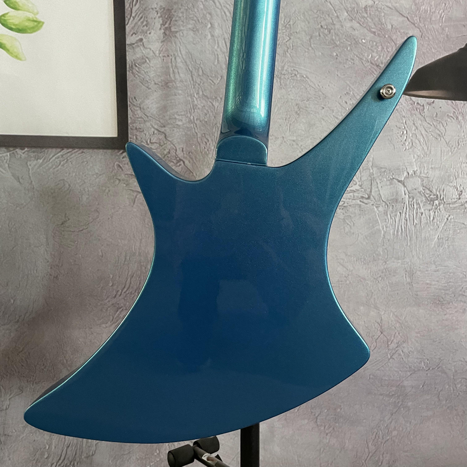 Electric Guitars Metallic Blue Finish Factory Guitar | eBay