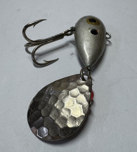 Vtg Metal Body Spinner Lures • Mann's Little George Silver | eBay