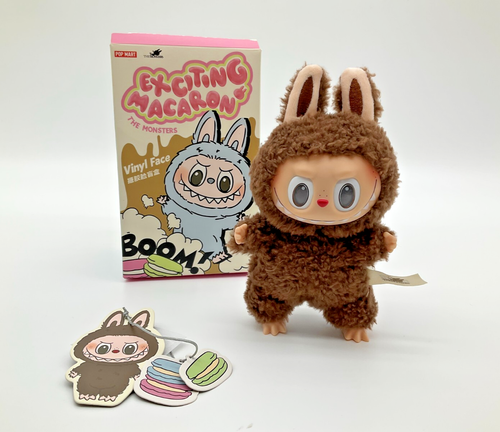 LABUBU POP MART The Monsters Exciting Macaron Series SECRET Chestnut ...