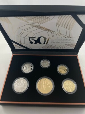 2015 Six Coin Proof Set - 50th Anniversary of the Royal Australian Mint ...