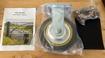 6" Gate Wheel Metal Helper Wheel for Swing Gate Rolling New | eBay