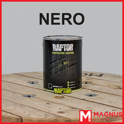 U-Pol Raptor Vernice ruvida antigraffio bedliner 5L UPOL - NERO | eBay