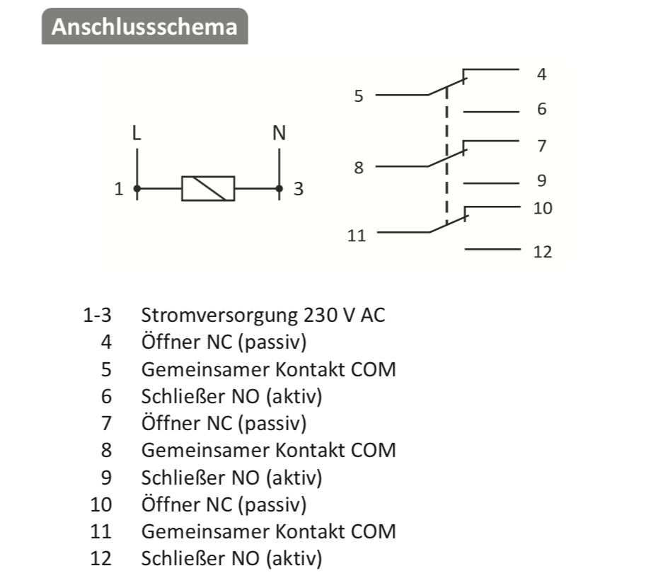 TOP !!! Schaltrelais 230V AC 3 Wechsler 8A Installationsrelais Hutschiene 4262403040069 | eBay