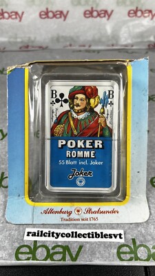 Joker Collectible Playing Cards Poker Romme 55 Cards Sealed Unopened | eBay