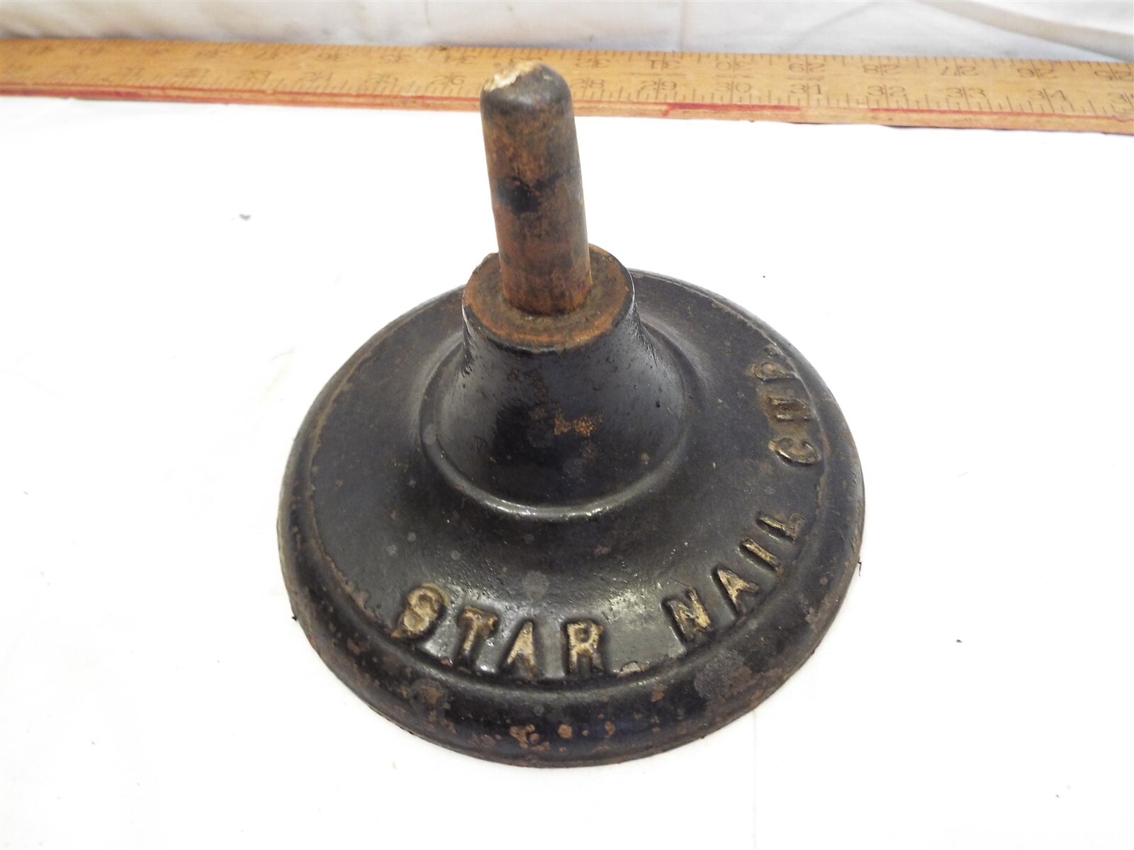 Star Cast Iron Nail Cup Rotating Caddy Holder Hardware Store 8 Bin Tray ...