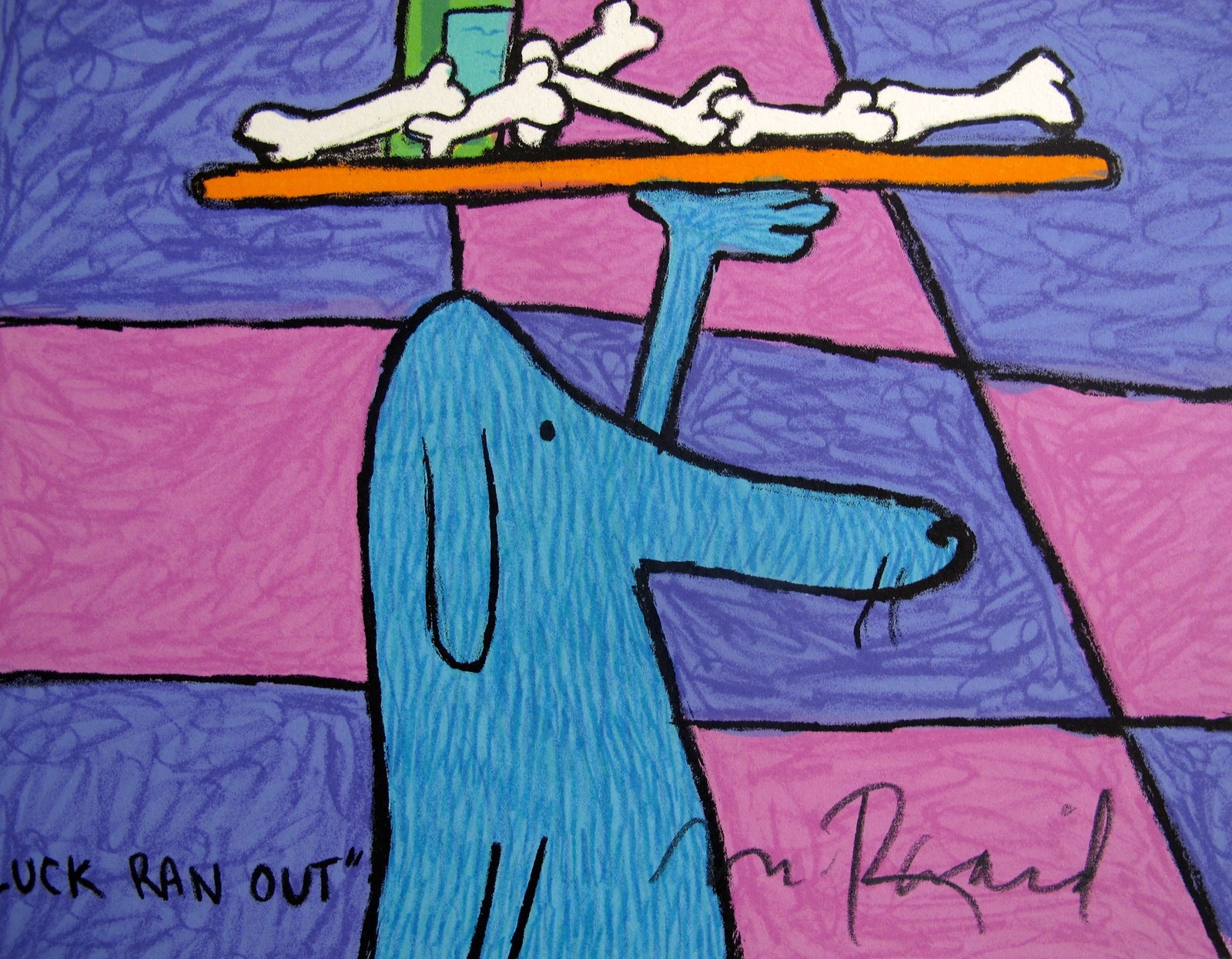 Matt Rinard MY DOG-GONE LUCK RAN OUT Hand Signed Ltd Ed Lithograph ...