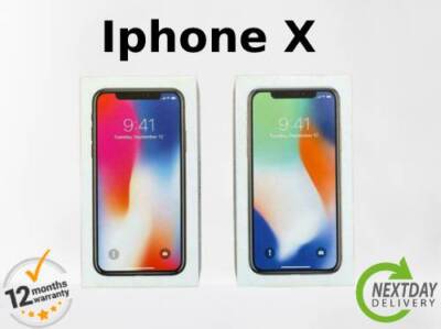 NEW re-SEALED APPLE iPhone X 10 64GB 256GB Factory Unlocked all colours ...