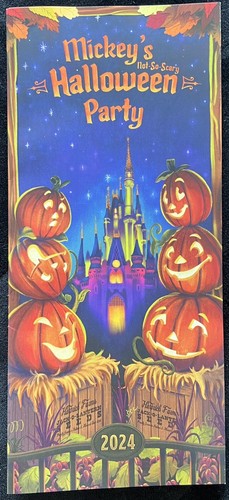 Walt Disney World Mickey’s Not So Scary Halloween Party MNSSHP Map 2024 ...