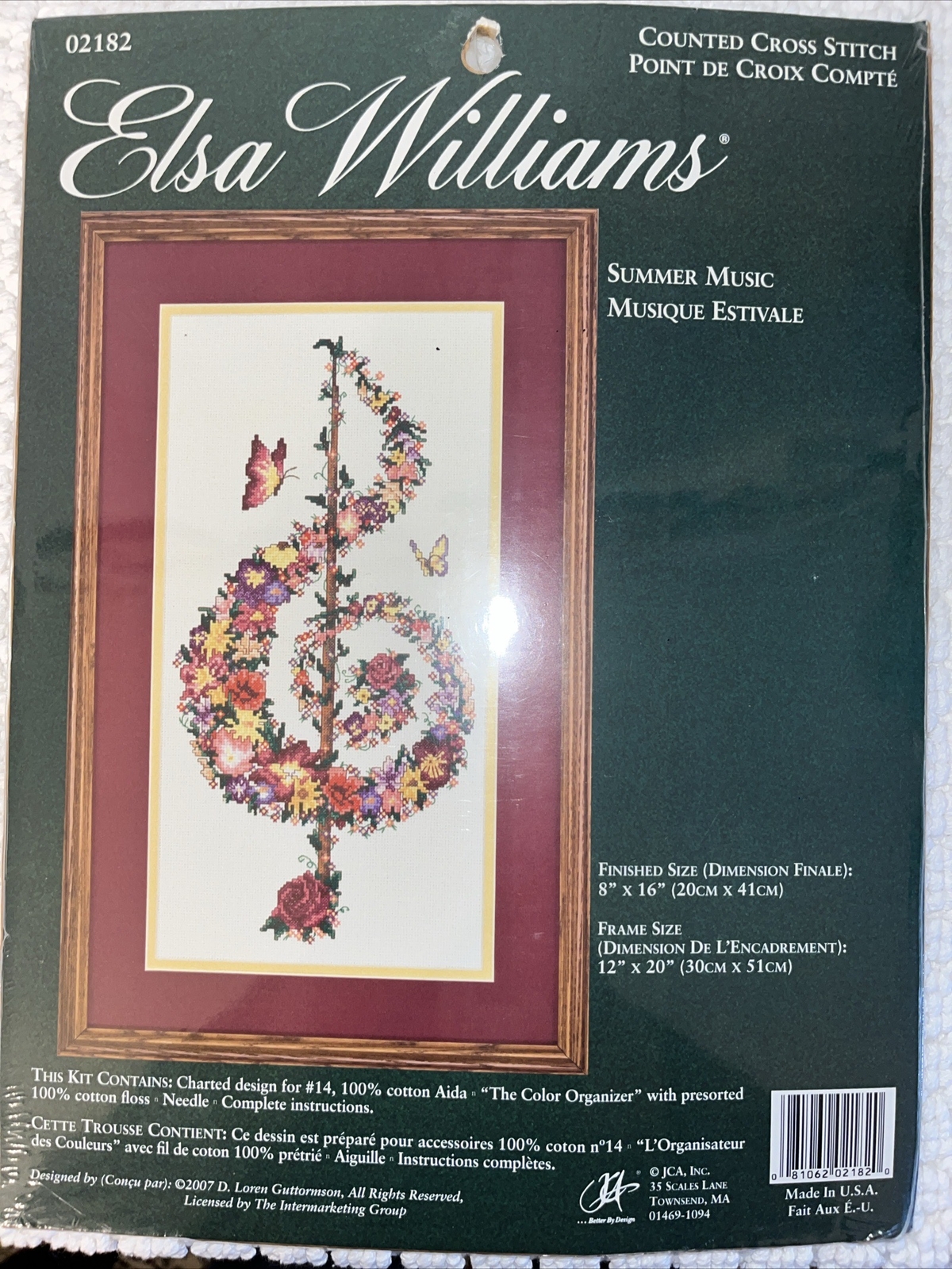 Elsa Williams Cross Stitch Kit 02182 Summer Music 8x16 for sale online ...