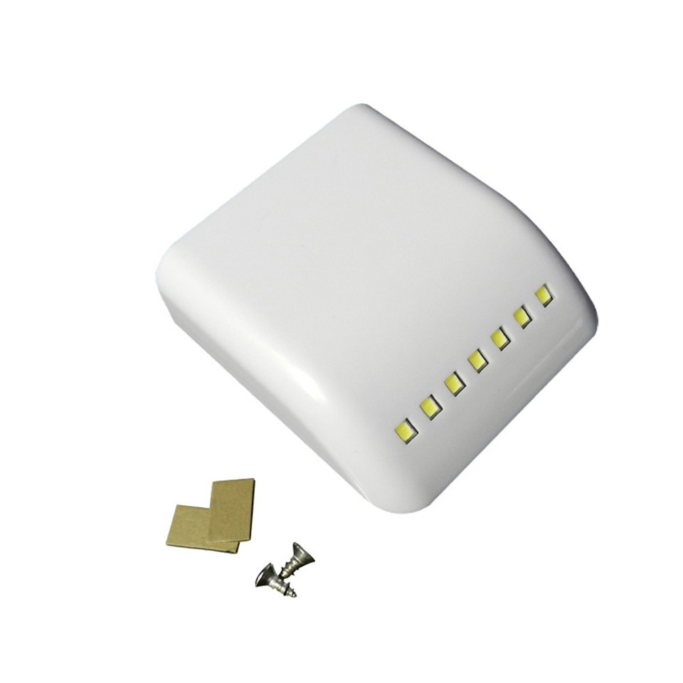 7 LED Cabinet Light Stick-on Motion Sensor Closet Lamps for Cupboard ...