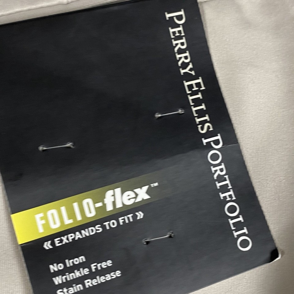 Perry Ellis Portfolio Trouser Dress Pants Men's 36x30 Flex Wrinkle Free ...