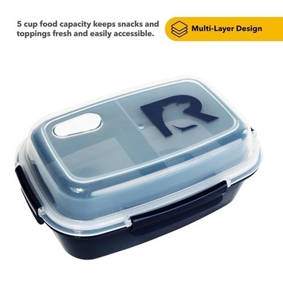 RTIC 5 Compartment Lunch Container, Day Cooler Reusable, BPA Free ...