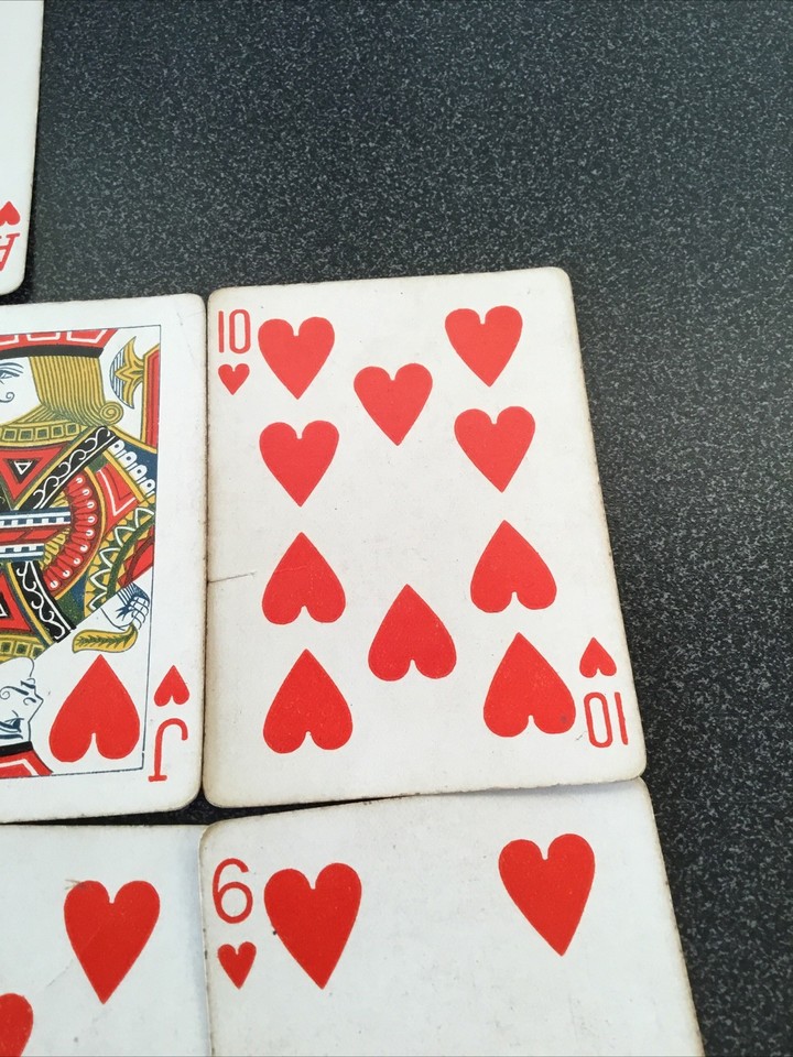 Bicycle Antique Playing Cards 52/52 USPCC R&M Fact Rare Cupid Poker ...