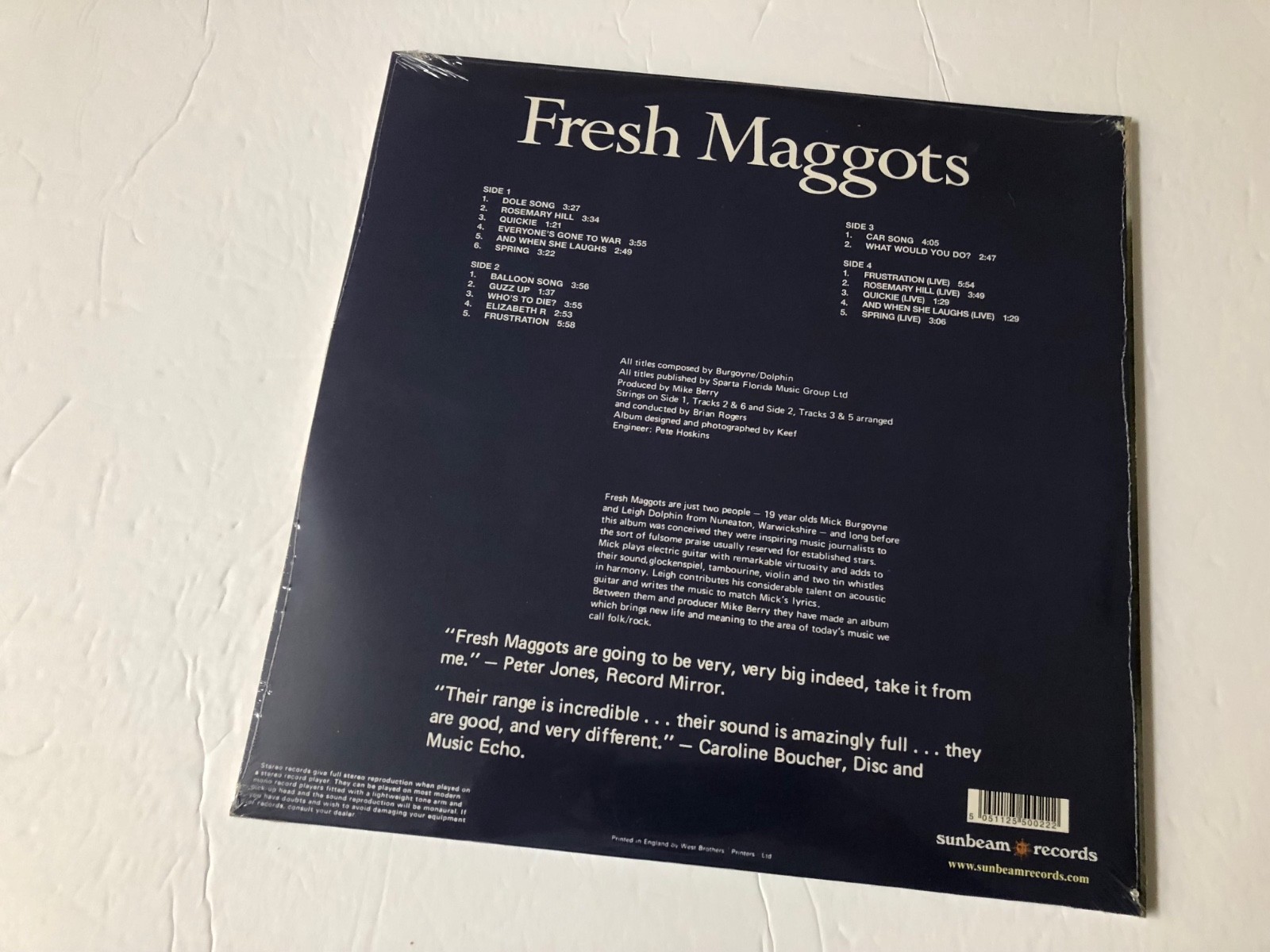 Fresh Maggots...Hatched by Fresh Maggots (180g Vinyl 2LP), 2006 ...