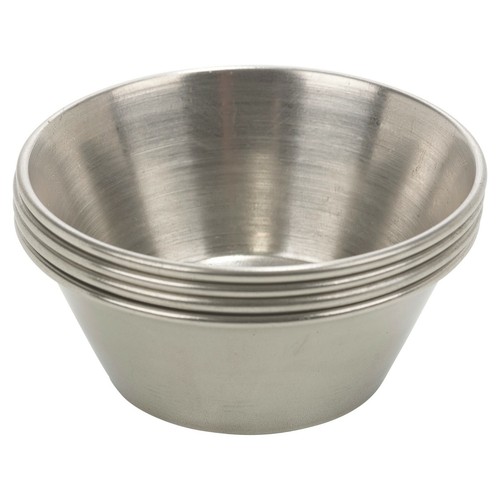 Set Of 12 Small Bowls Made Of Stainless Steel Stackable Metal Serving ...