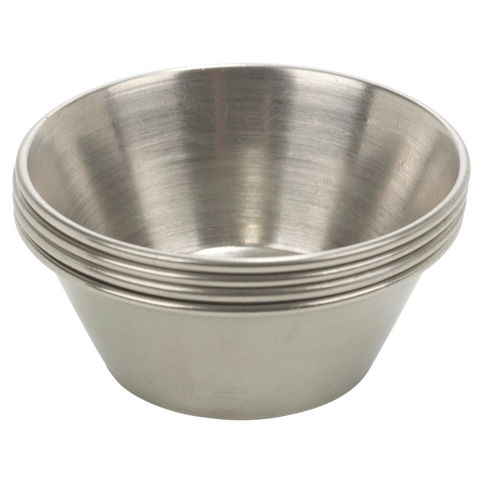 Set Of 12 Small Bowls Made Of Stainless Steel Stackable Metal Serving ...