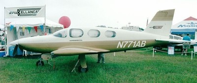 Bellanca 19-25 Skyrocket II Utility Airplane Model Replica Large Free ...