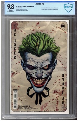 Joker # 3 CBCS 9.8 NMMT Wht pgs 7/2021 David Finch Variant Commissi | eBay