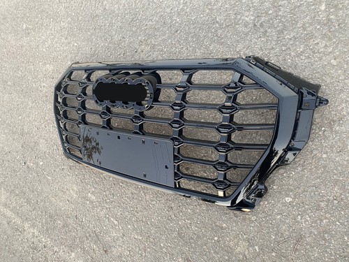 Black Front Bumper Grille Mesh Grill For Audi Q3 SQ3 2019 2020 2021 ...