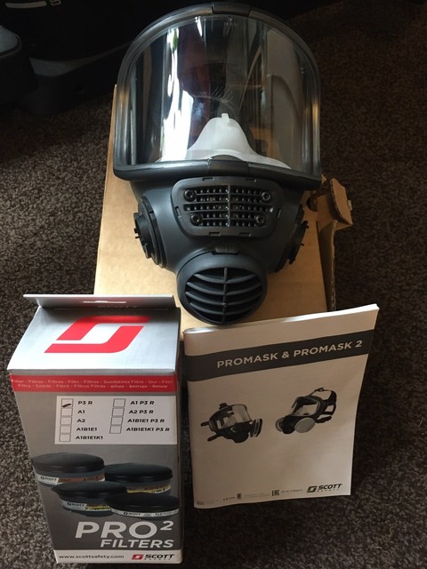 SCOTT Promask 2 Full Facemask - Black for sale online | eBay