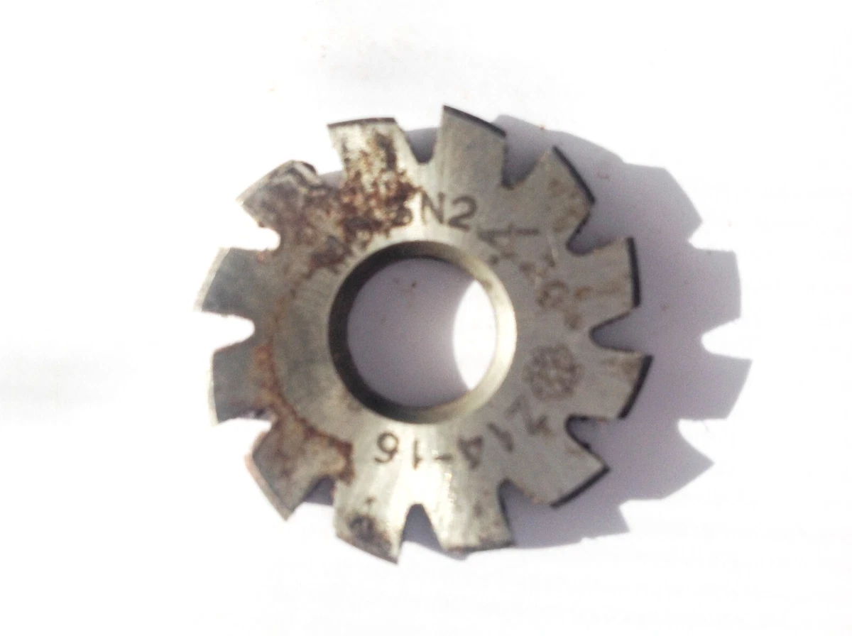Precise Pressure Angle #8 Involute Gear Cutter, 2-1/2, 58% OFF