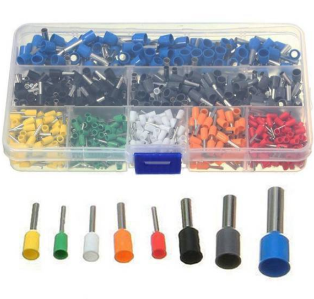 Wire Ferrule Crimper Crimping Plier Tool Kit Wire Terminal Connector ...