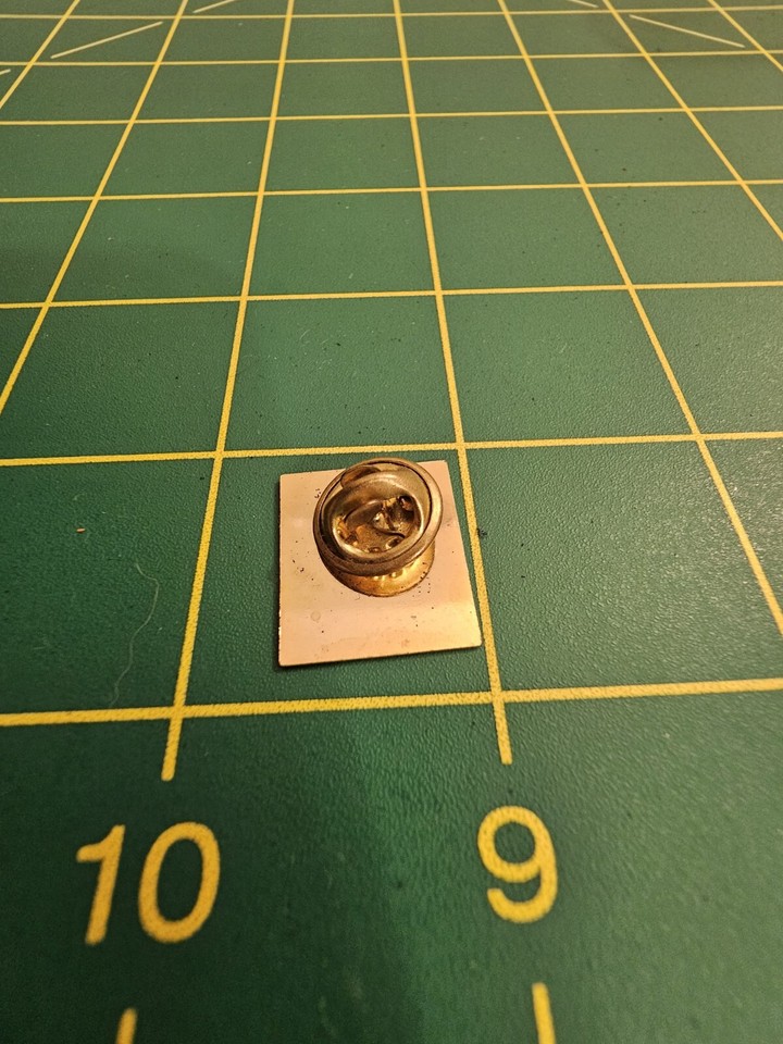 Gold Tone Blue Square Realtor Vtg Lapel Pin | eBay