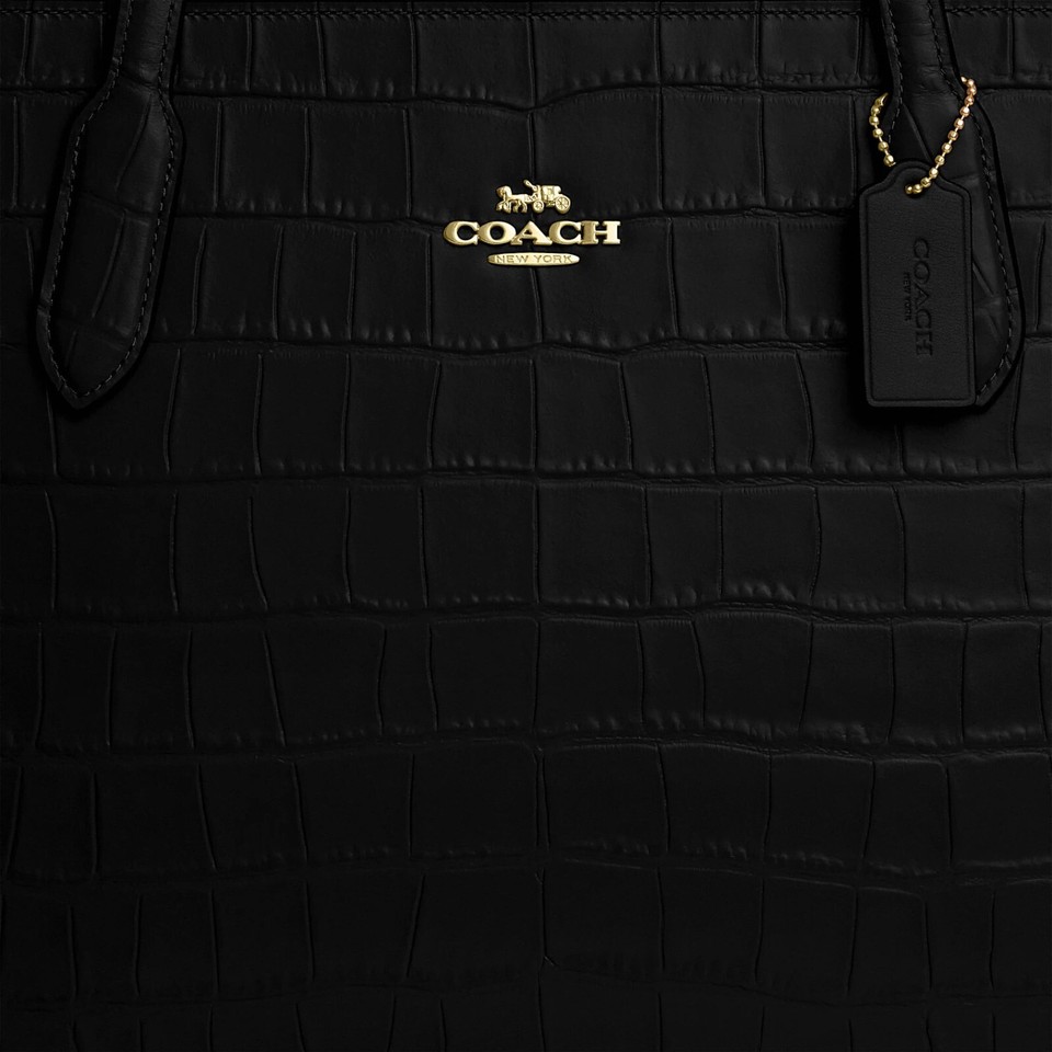 NWT COACH Nina Tote In Signature Canvas /leather CL399/CL654/CL398 ...