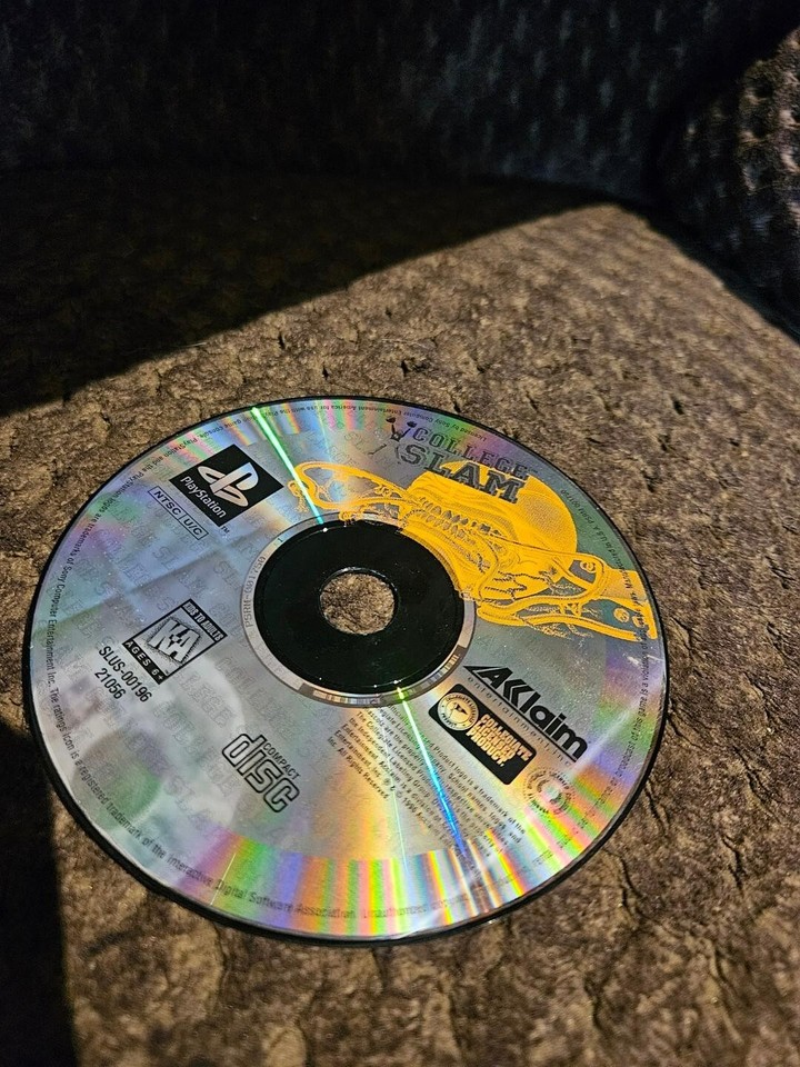 College Slam (Sony PlayStation 1, 1996) TESTED AND WORKING 21481210566 ...