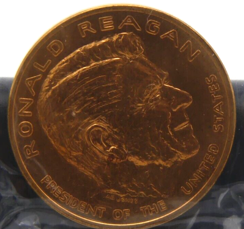 US Mint Presidential Bronze Medal Sealed Coin President Ronald Reagan ...