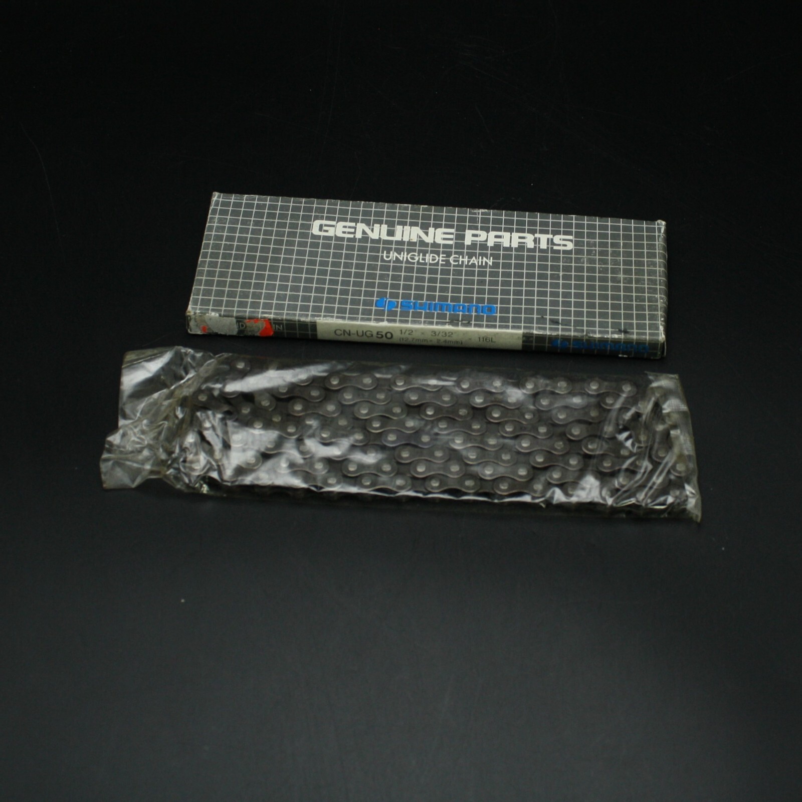 NOS - NIB - Shimano CN-UG50 UniGlide Chain, 1/2" x 3/32" x 116 Link | eBay